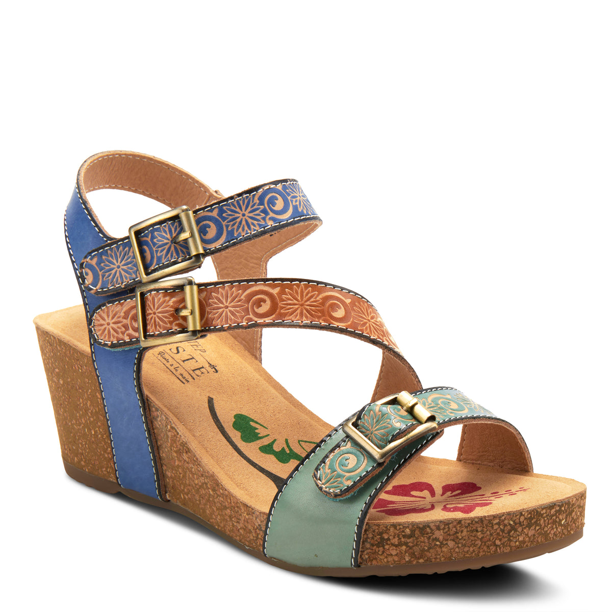 Lartiste Tanja Ankle Strap Platform Sandal Spring Step Shoes