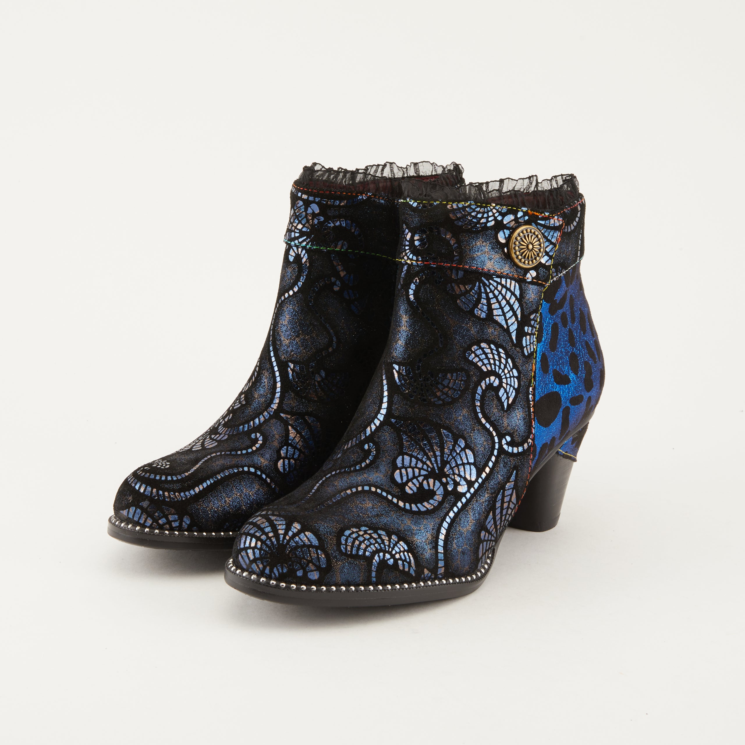 l'artiste dessa bootie - leather heeled ankle boots – Spring Step Shoes