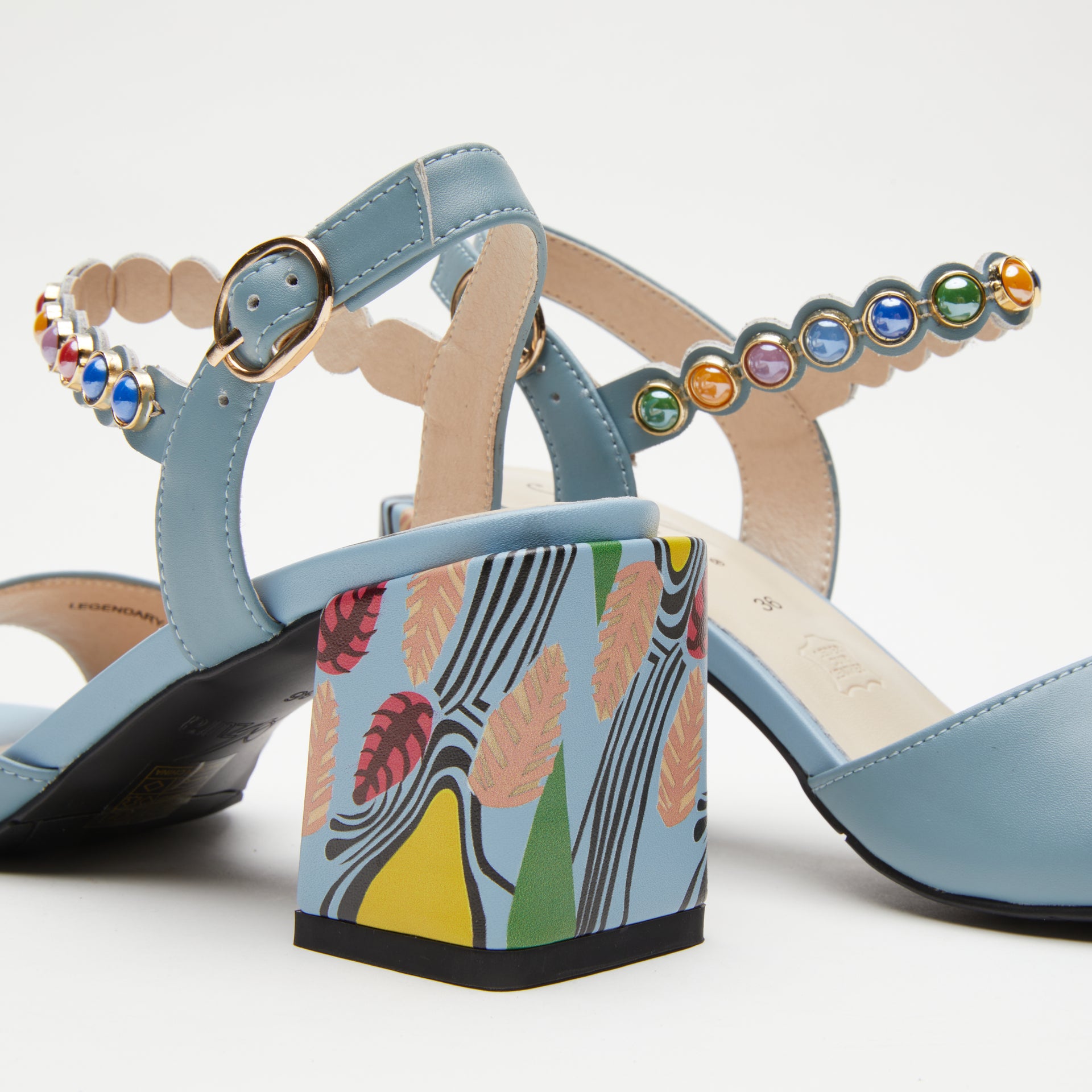 Azura Legendary Sandals: Hand-painted Sandals – Spring Step Shoes