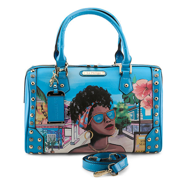 LA PHILIPE LP1020-8 BLUE IN THE BAHAMAS HANDBAG-CLASSIC – Spring Step Shoes