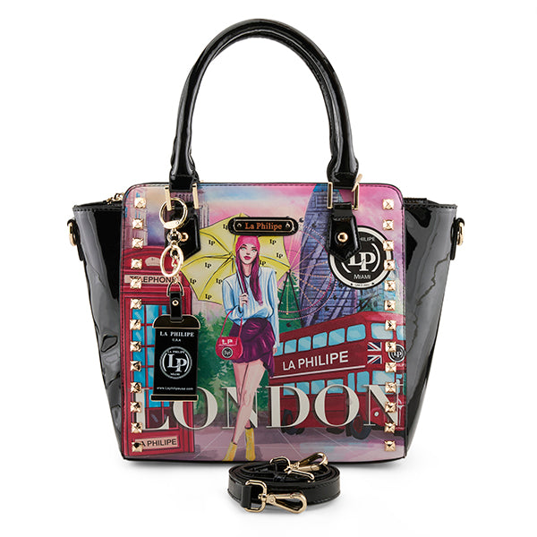 LA PHILIPE LP1022-11 UMBRELLA IN LONDON HANDBAG-SATCHEL – Spring Step Shoes