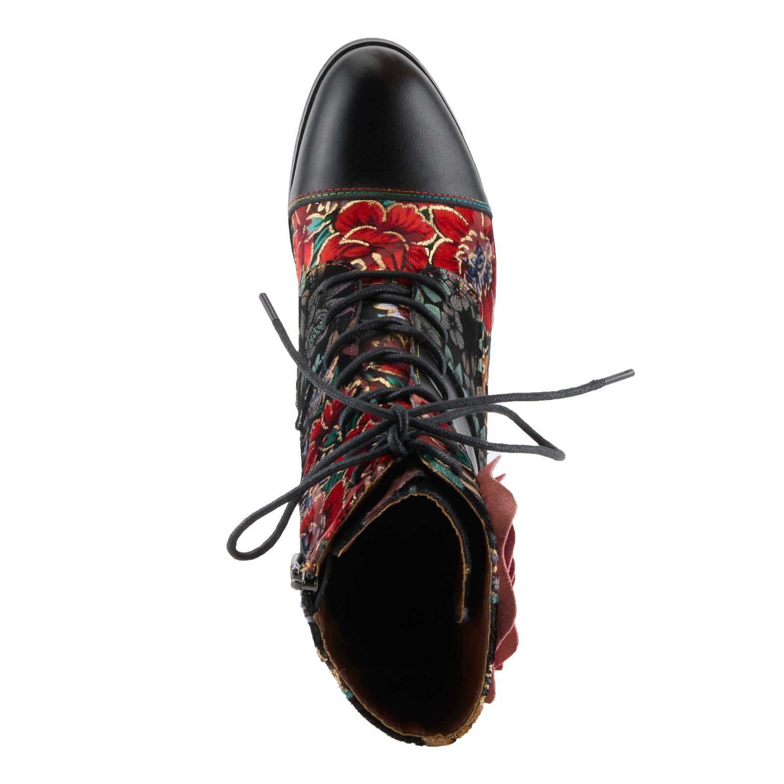 L'artiste Roselia Boots: Floral Pattern Boot – Spring Step Shoes