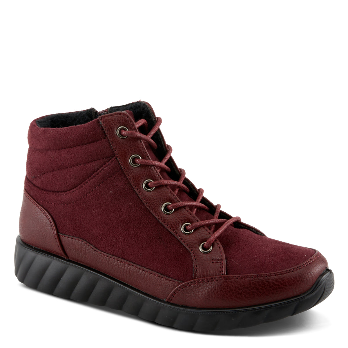 Flexus Sonata Lace-up Wedge Booties – Spring Step Shoes