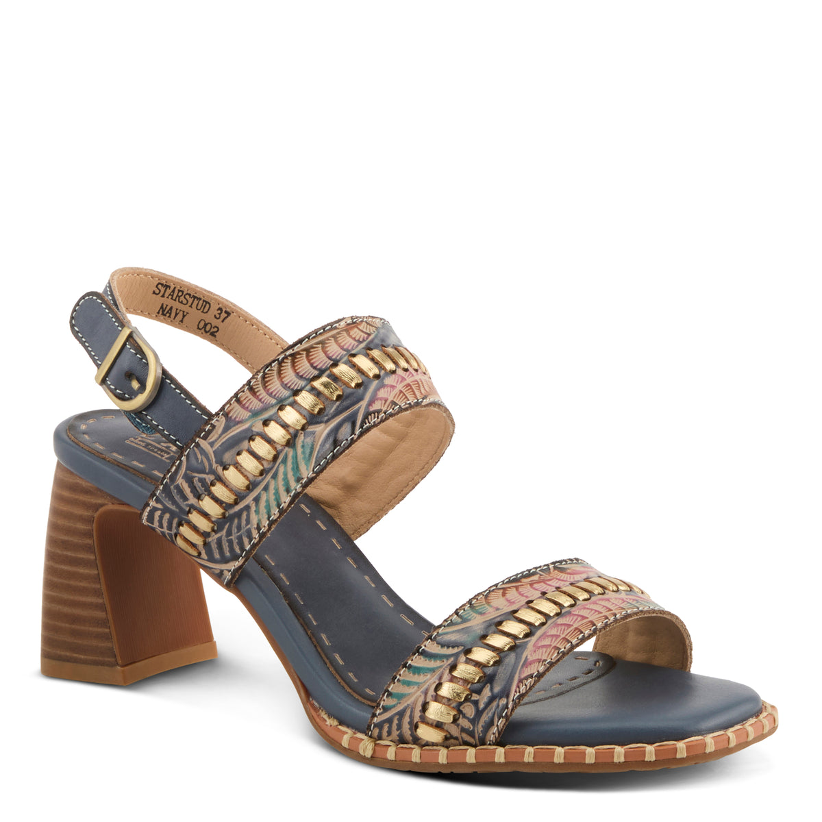 L'Artiste Starstud Slingback Leather Sandals – Spring Step Shoes