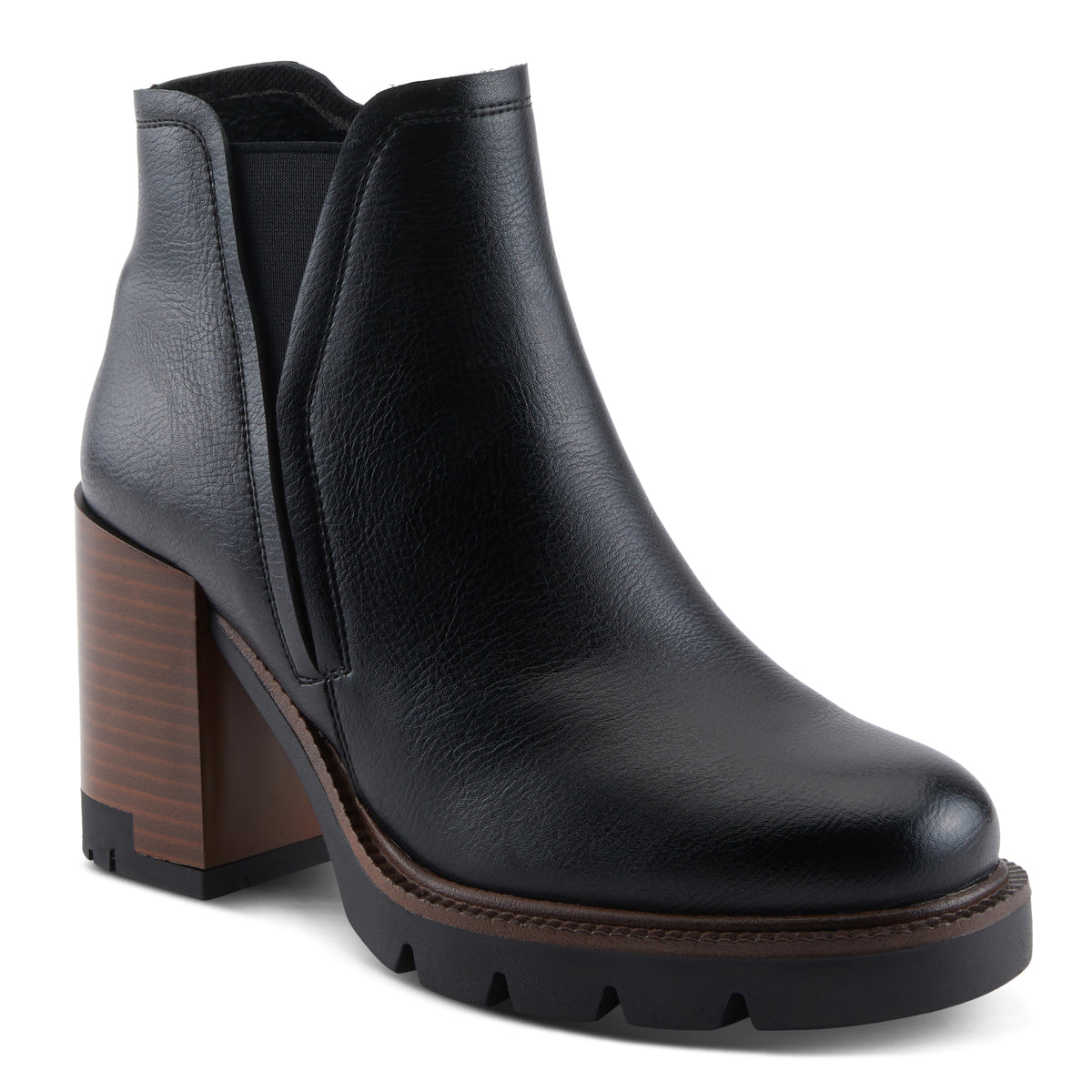 Platform Chelsea Boots – Black & Chunky Style – Spring Step Shoes