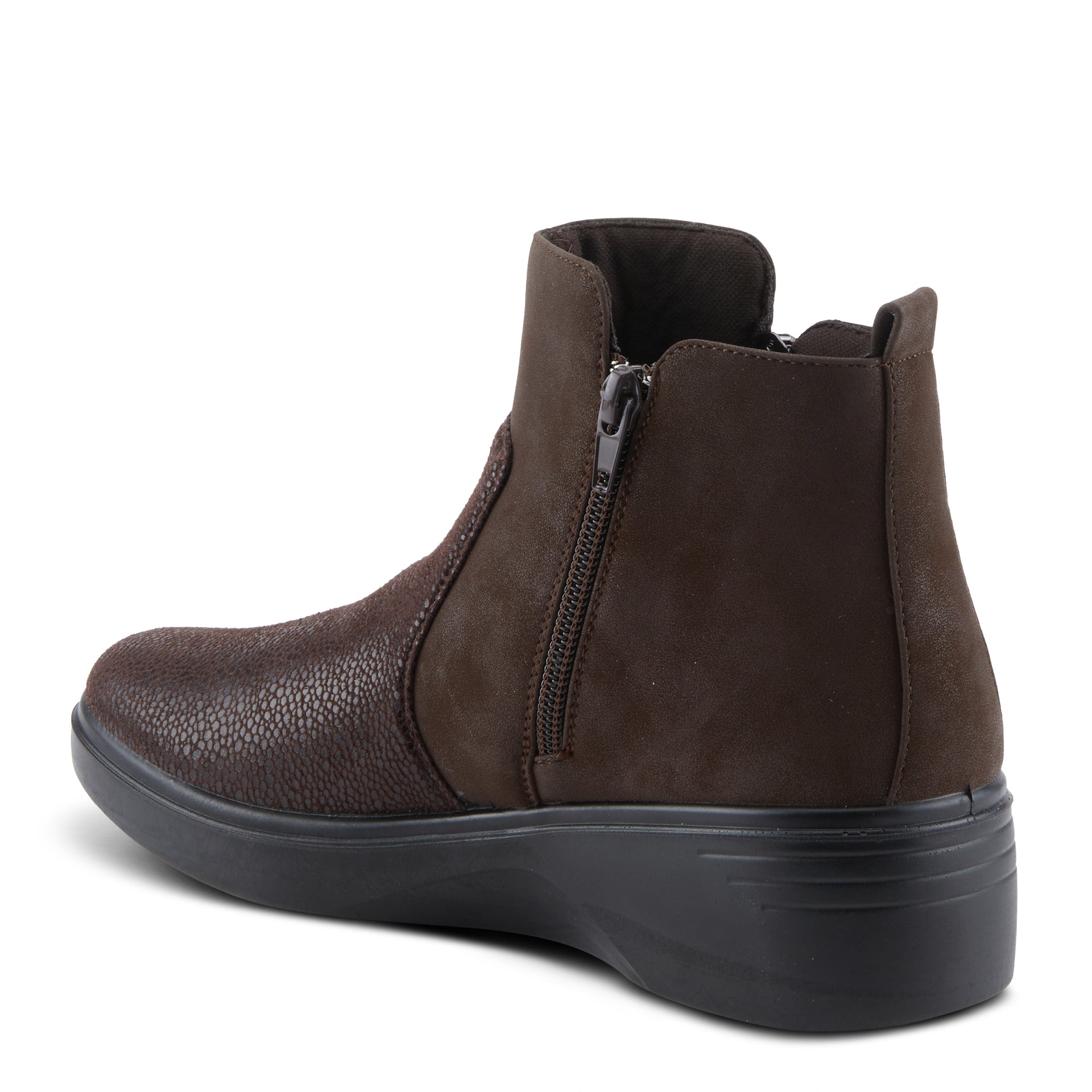 Flexus Yancey Boots: Wedge Booties – Spring Step Shoes