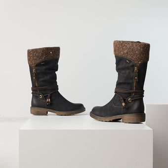 Relife Acaphine Pull on Leather Boots – Spring Step Shoes