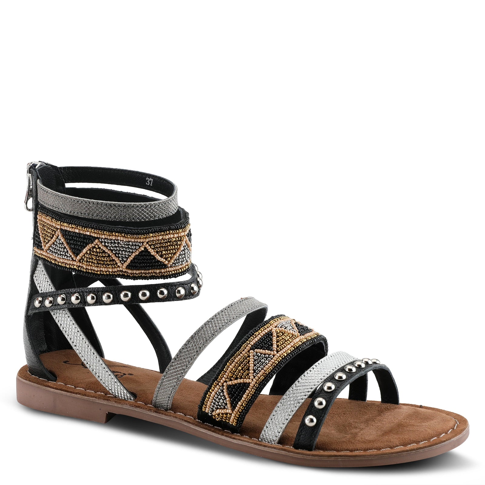 Azura Belalia-aztec Closed Back Sandals – Spring Step Shoes