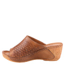 Spring Step Cunacena Sandal: Leather Wedges – Spring Step Shoes