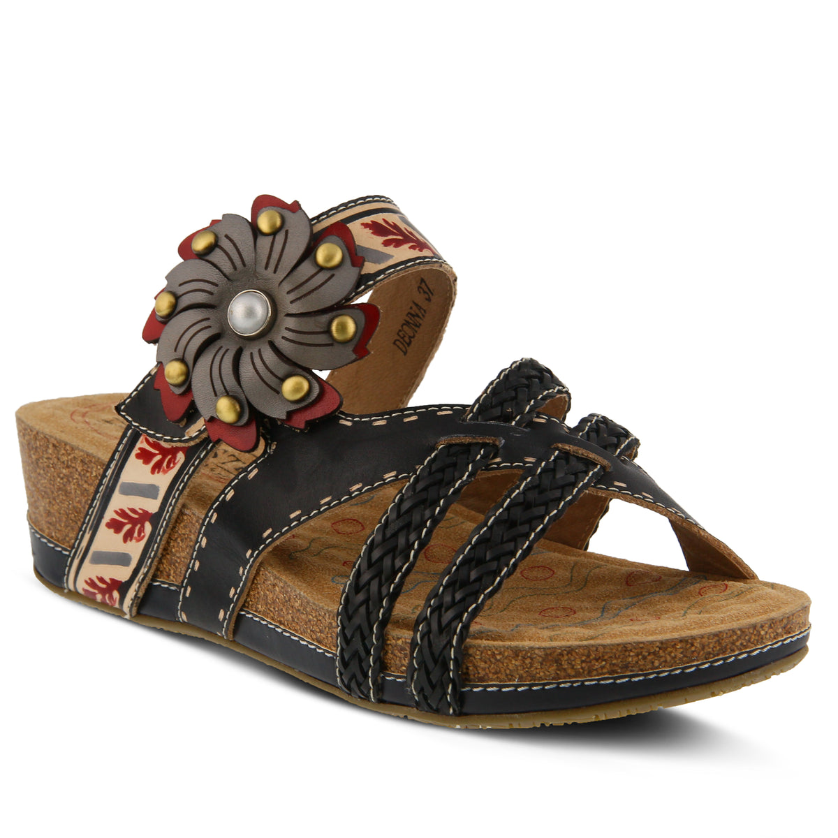 ZAPATO SLIP-ON DEONNA MULTI NEGRO by L'ARTISTE – Spring Step Shoes