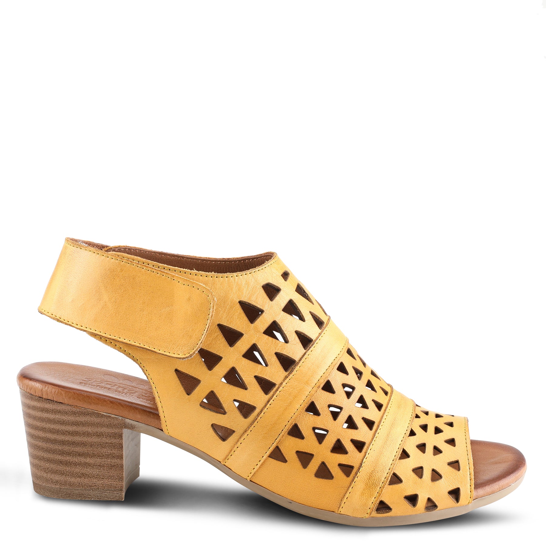 Dorotha Sandals: Leather Platform Sandals – Spring Step Shoes