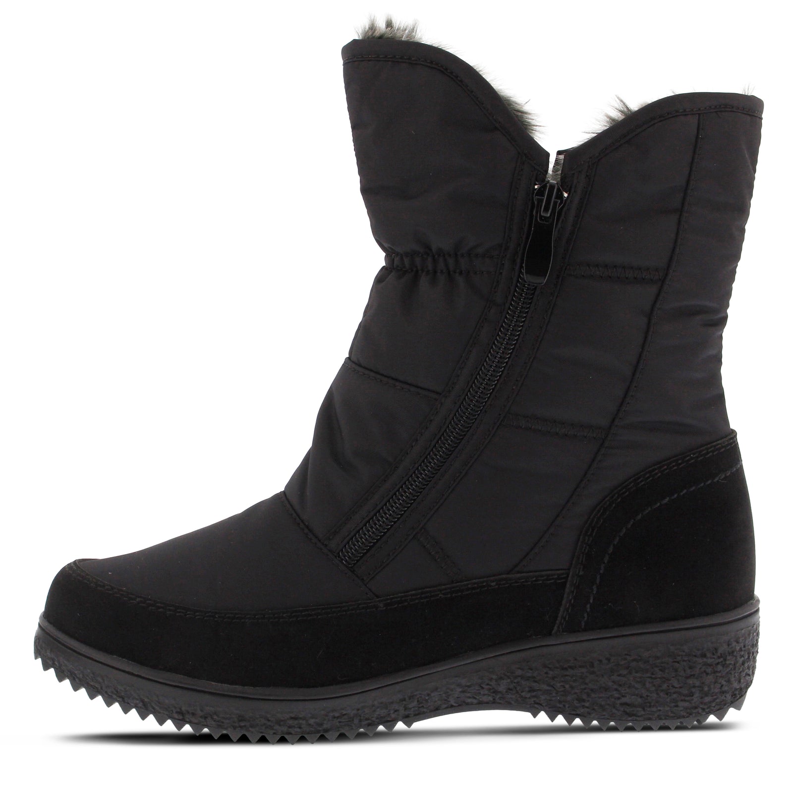 Flexus Ernestina Boots: Black Waterproof Boot – Spring Step Shoes