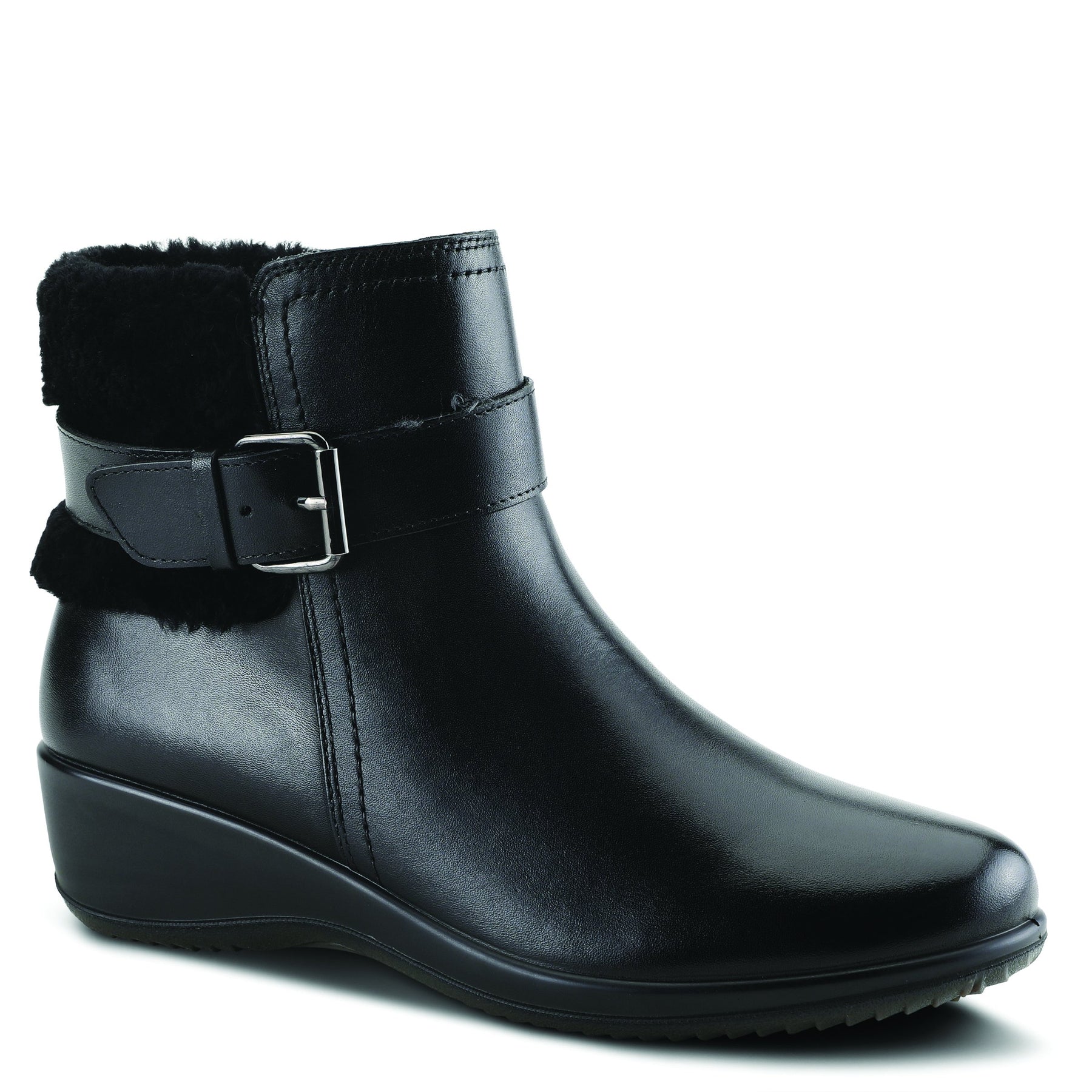 Stylish Waterproof Leather Flexus Faye Booties – Spring Step Shoes