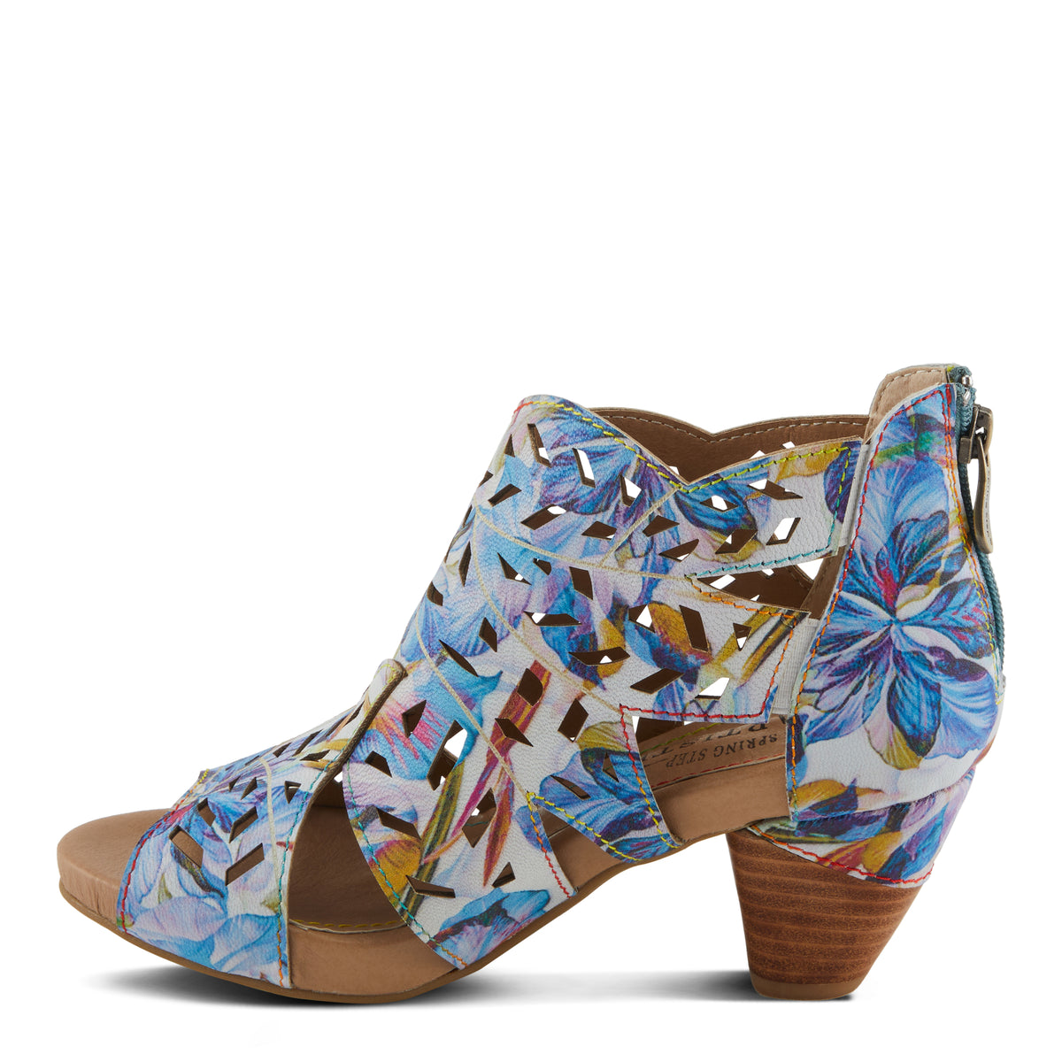 L'artiste Icon-fleur Sandals: Heel Shootie – Spring Step Shoes