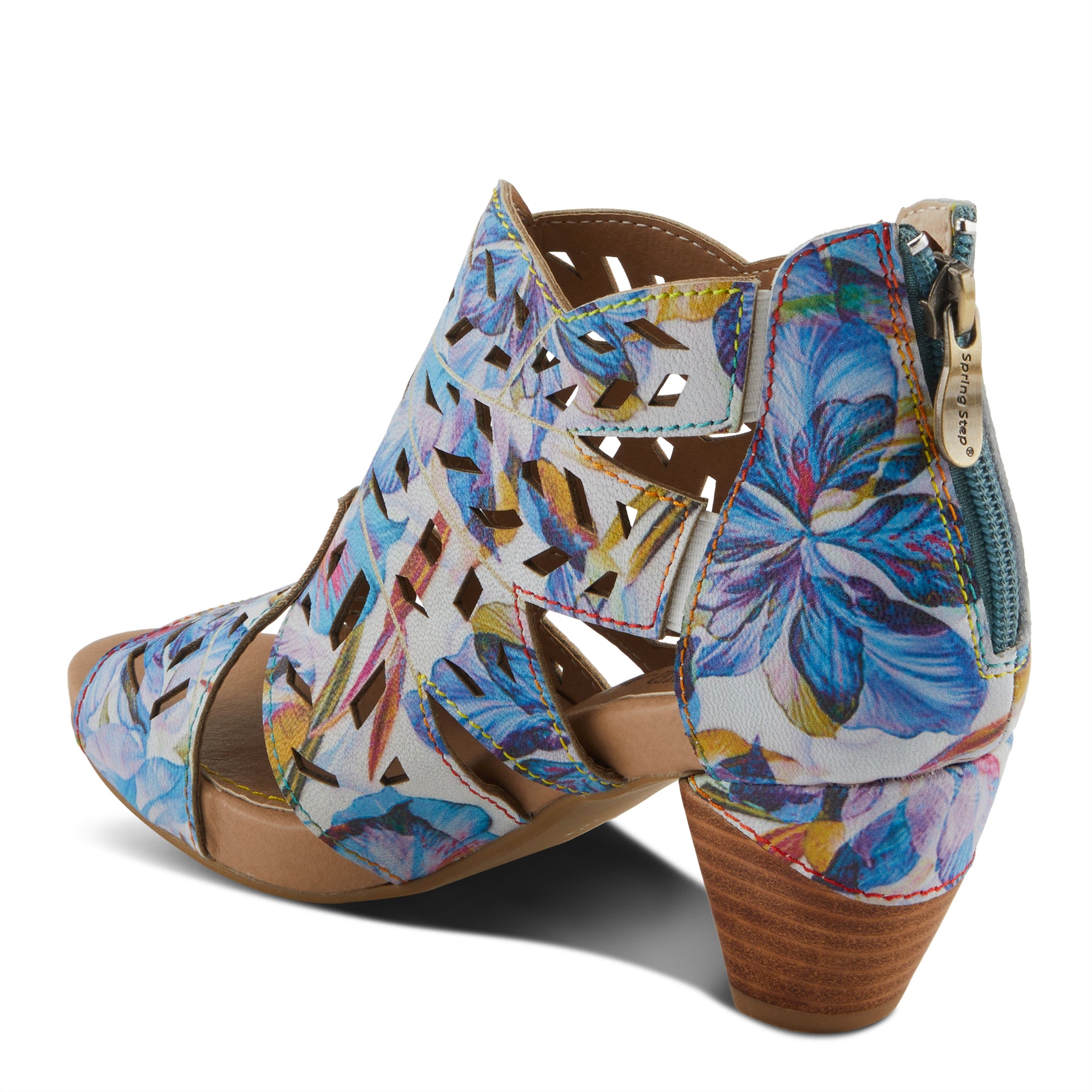L'artiste Icon-fleur Sandals: Heel Shootie – Spring Step Shoes