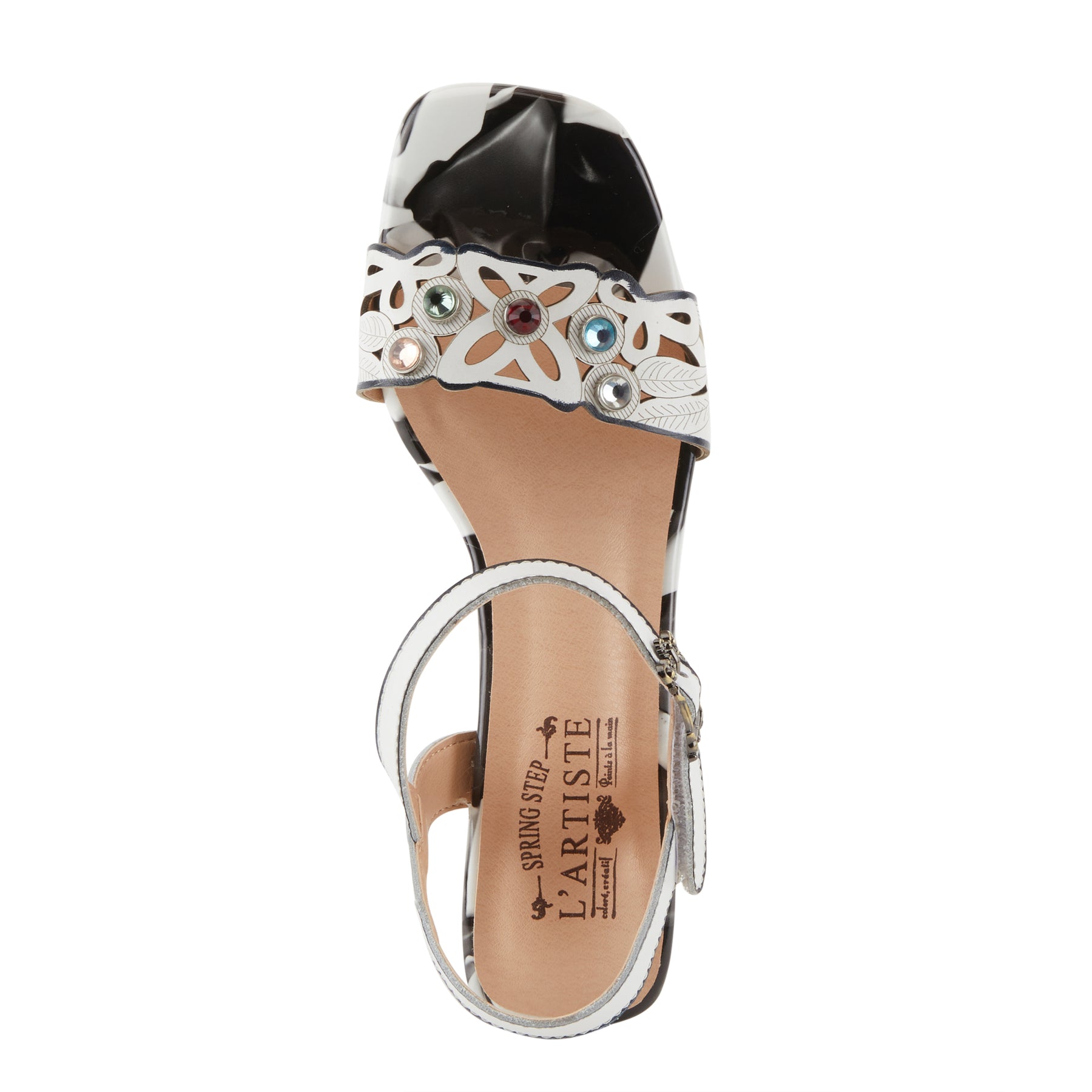 With Jewel Heel L'artiste Iluminada Sandals – Spring Step Shoes