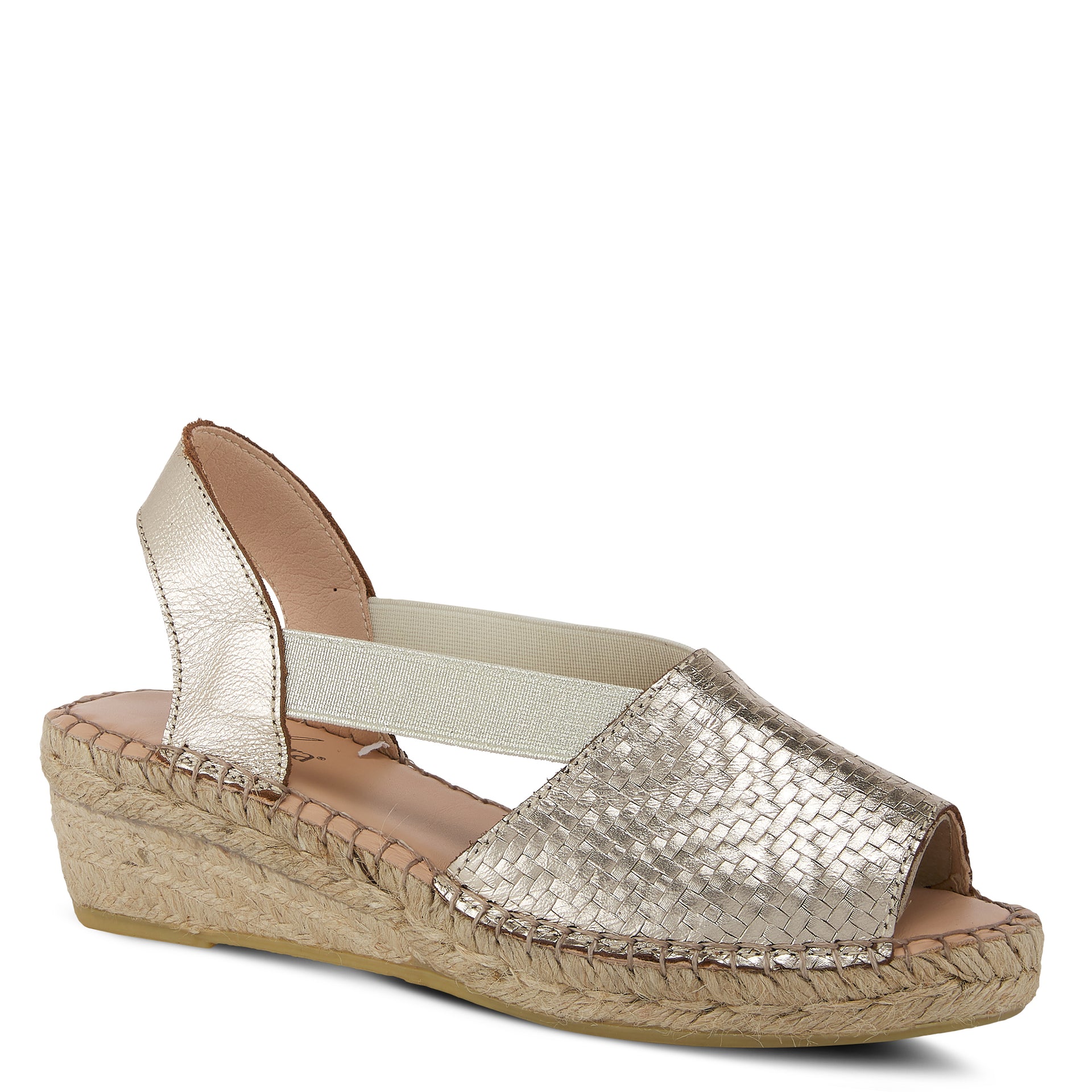 CHAMPAGNE MOSHE SLINGBACK SANDAL by AZURA – Spring Step Shoes