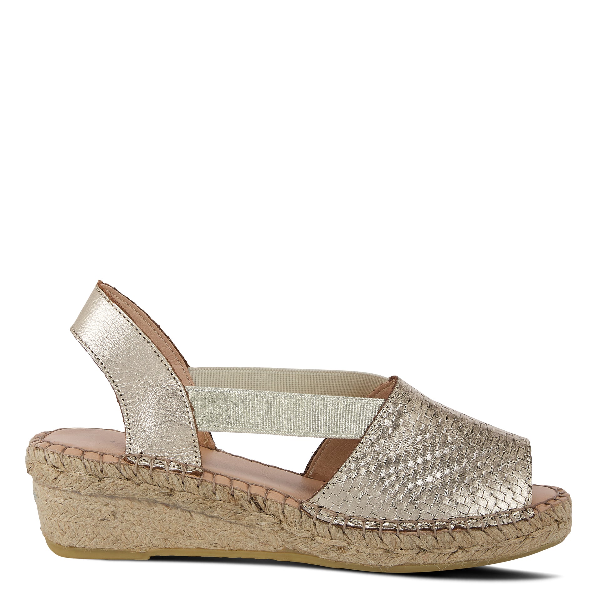 CHAMPAGNE MOSHE SLINGBACK SANDAL by AZURA – Spring Step Shoes