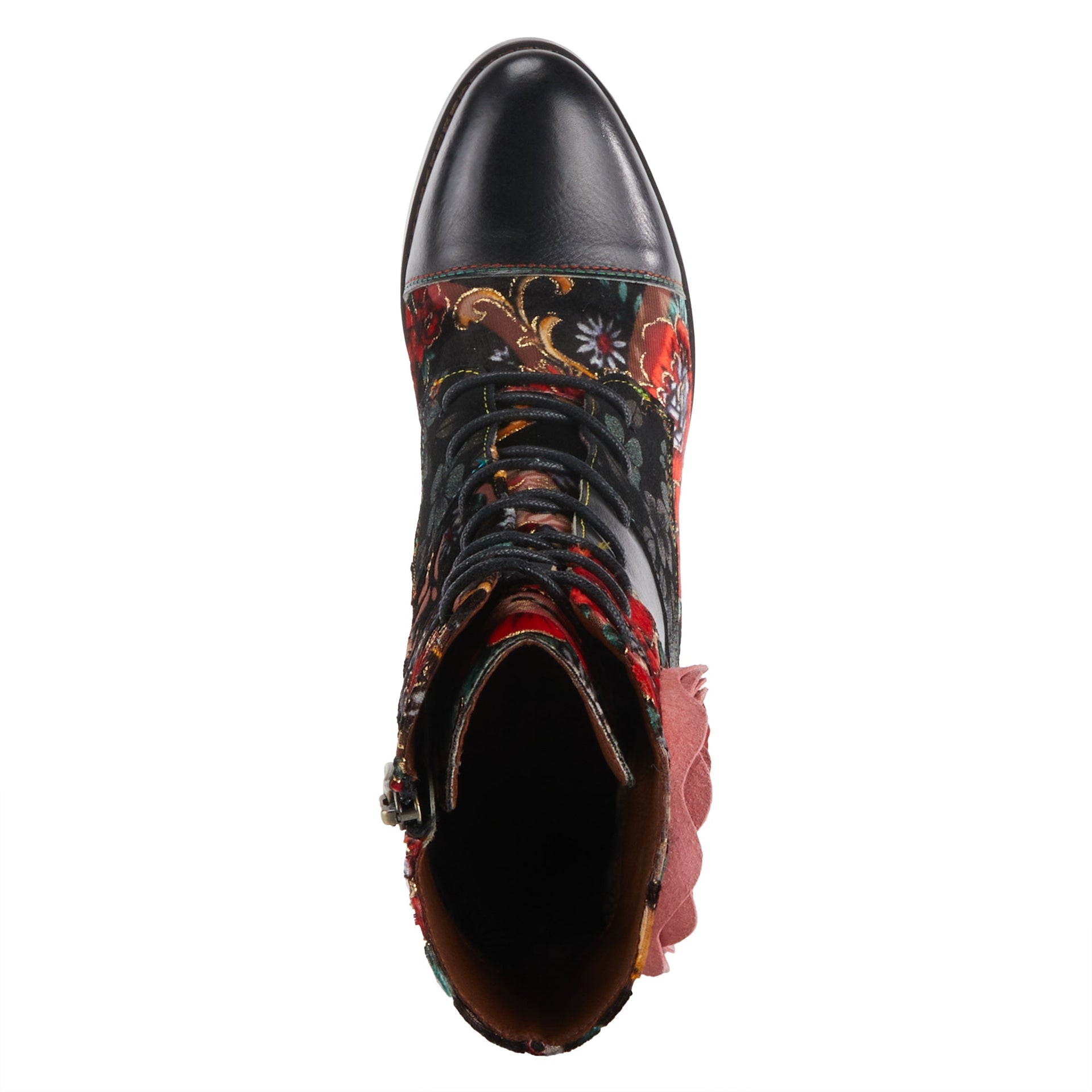 L'artiste Roselia Boots: Floral Pattern Boot – Spring Step Shoes