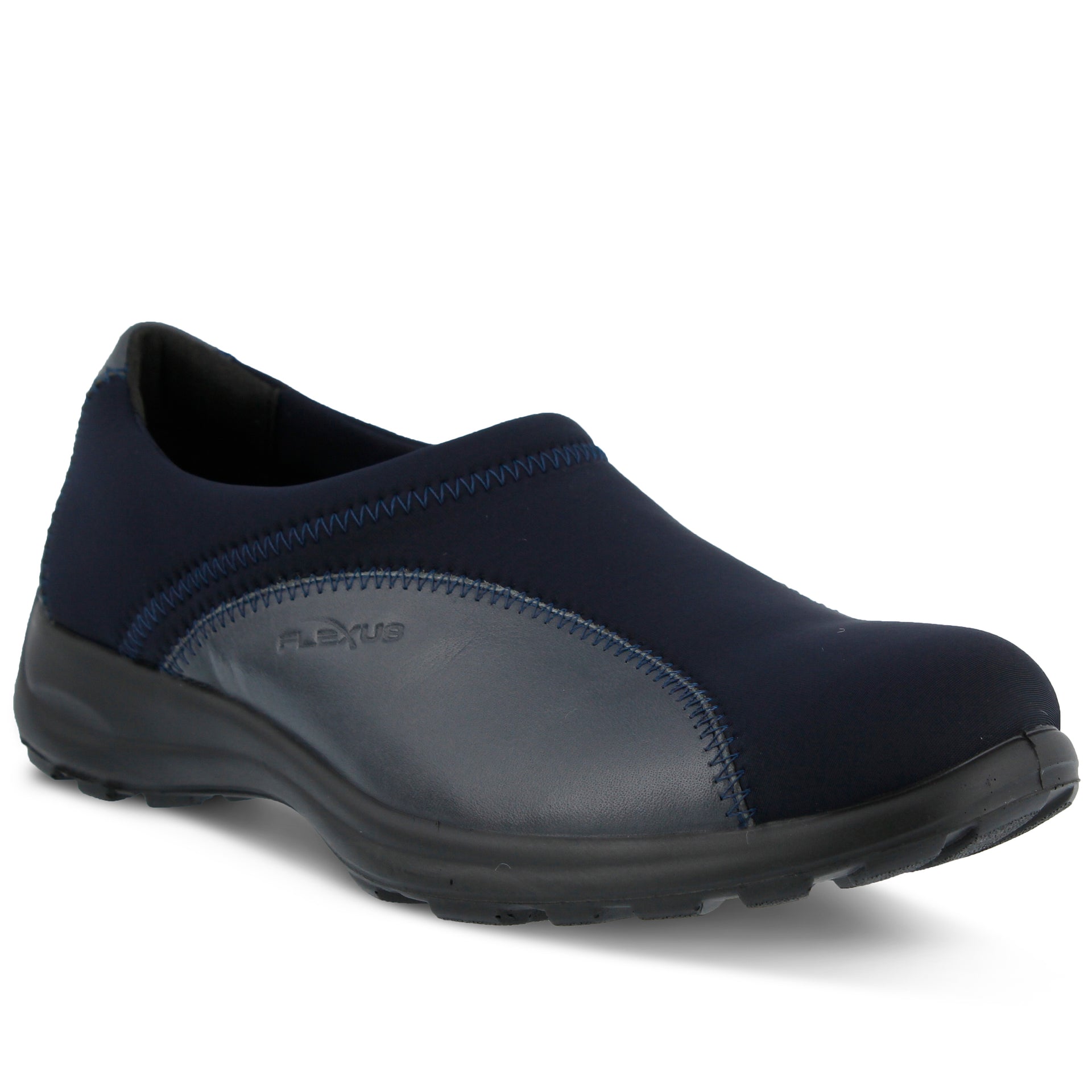 Flexus Willow Shoes: Black Slip-on Shoes – Spring Step Shoes