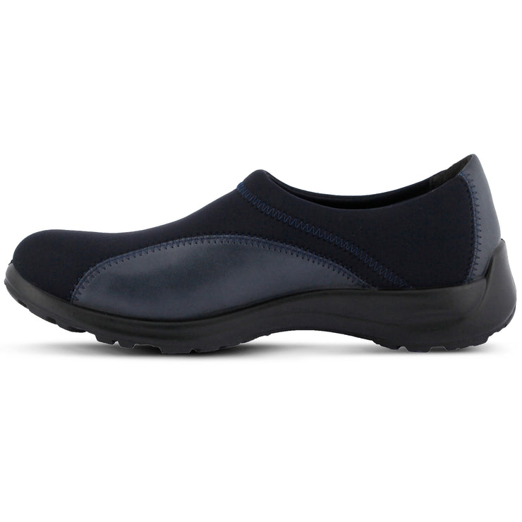 Flexus Willow Shoes: Black Slip-on Shoes – Spring Step Shoes