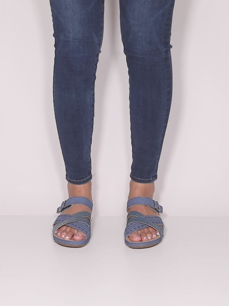 Flexus Denia Slide Sandal: Easy Slide Sandal – Spring Step Shoes